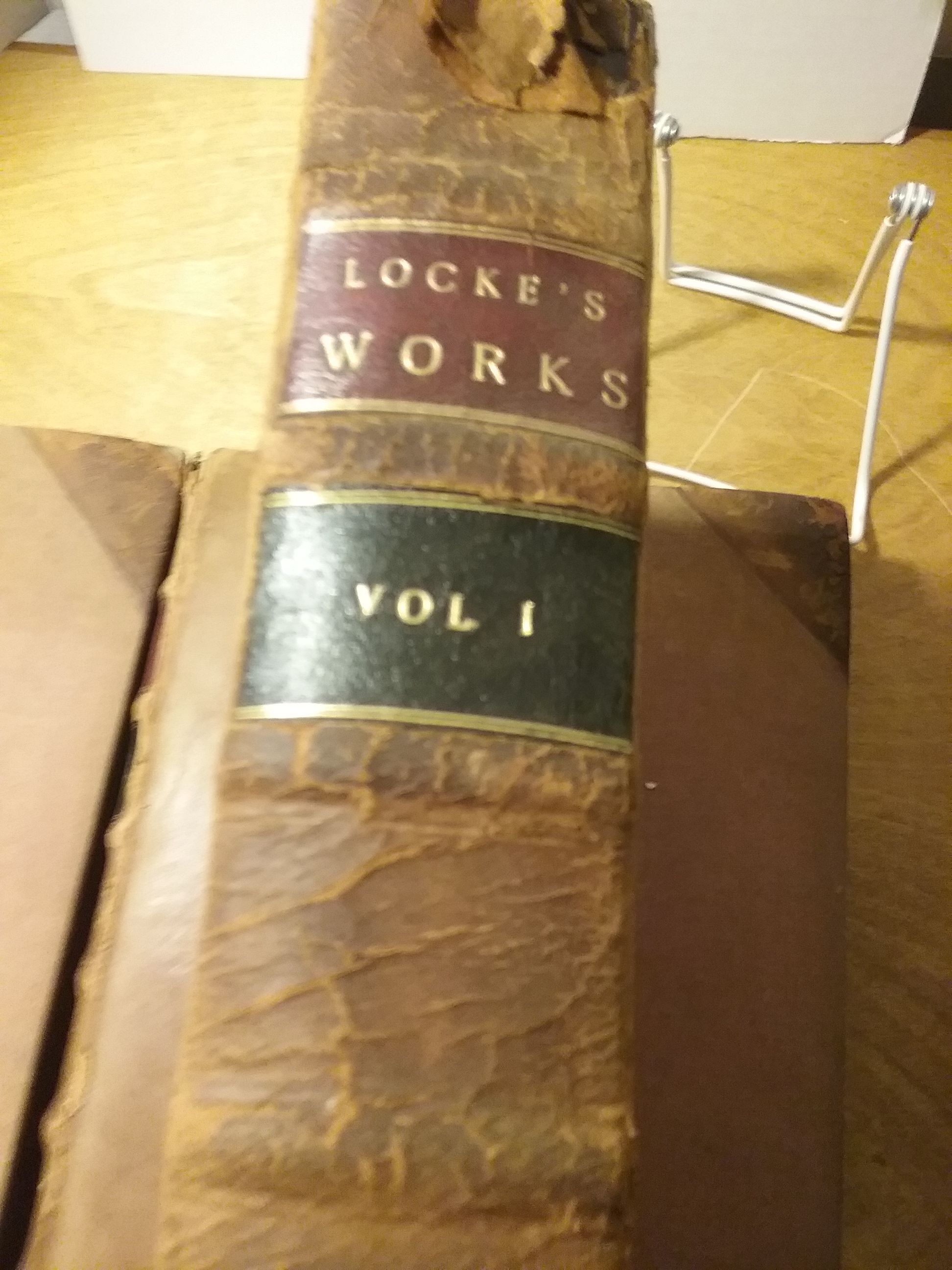 Works of John Locke by John Locke - Hardcover - sixth - from acs books ...