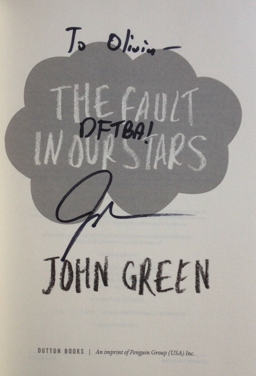 Fault In Our Stars Book Cover