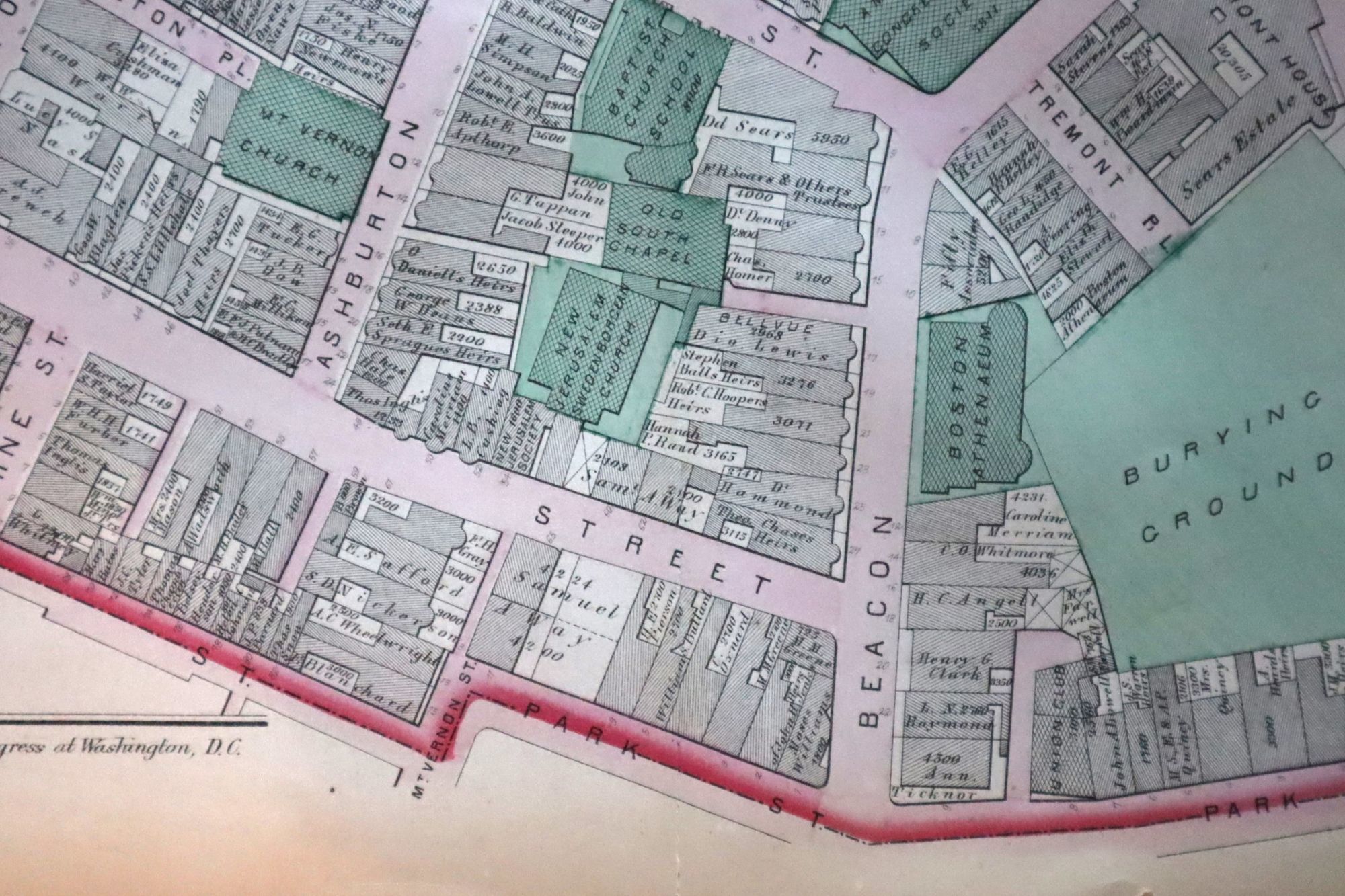 [Map] Part of the Fourth Ward. Boston NA | 1874 | G. M. Hopkins | Biblio