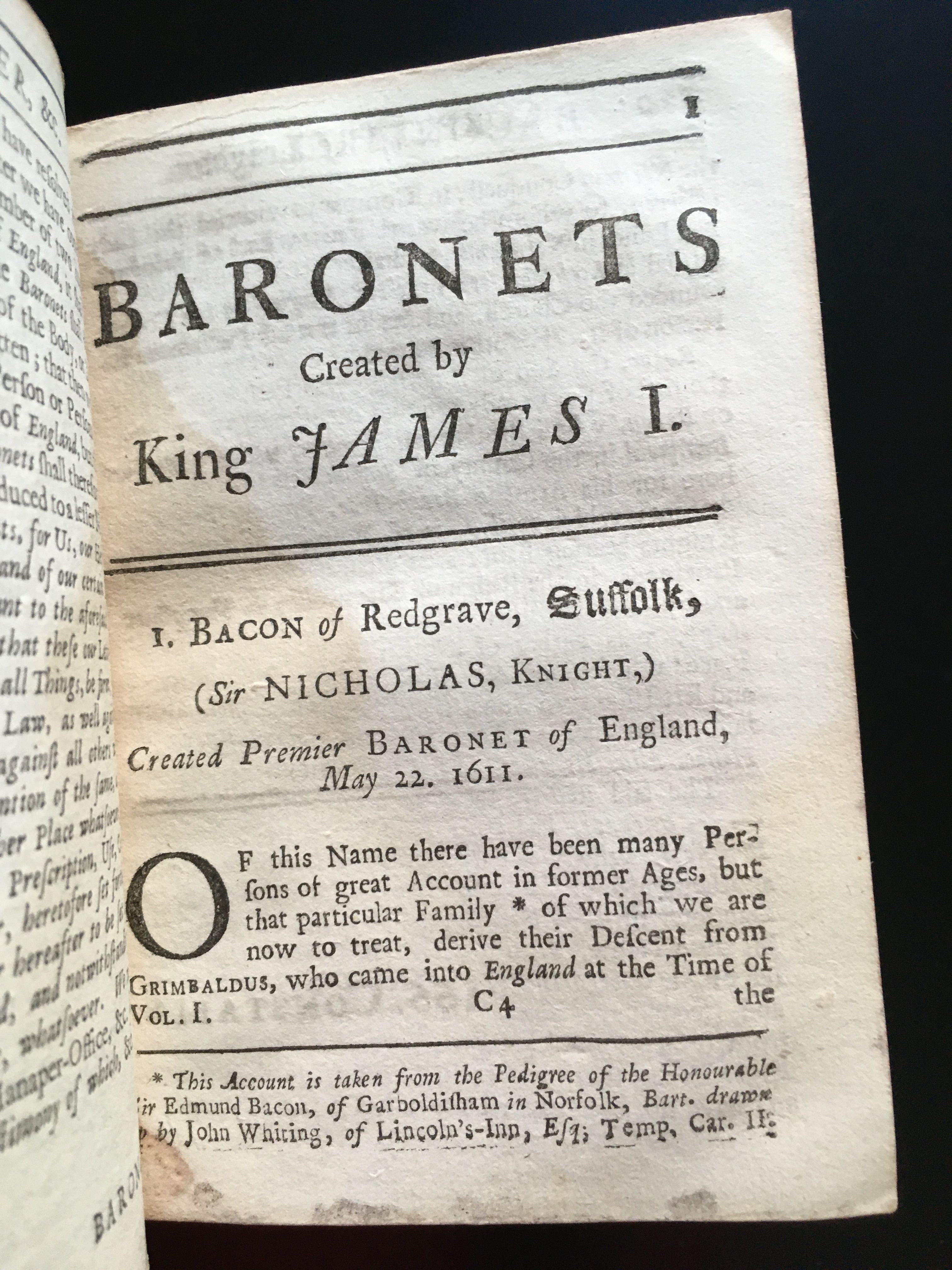 Sir John Colleton 1st Baronet