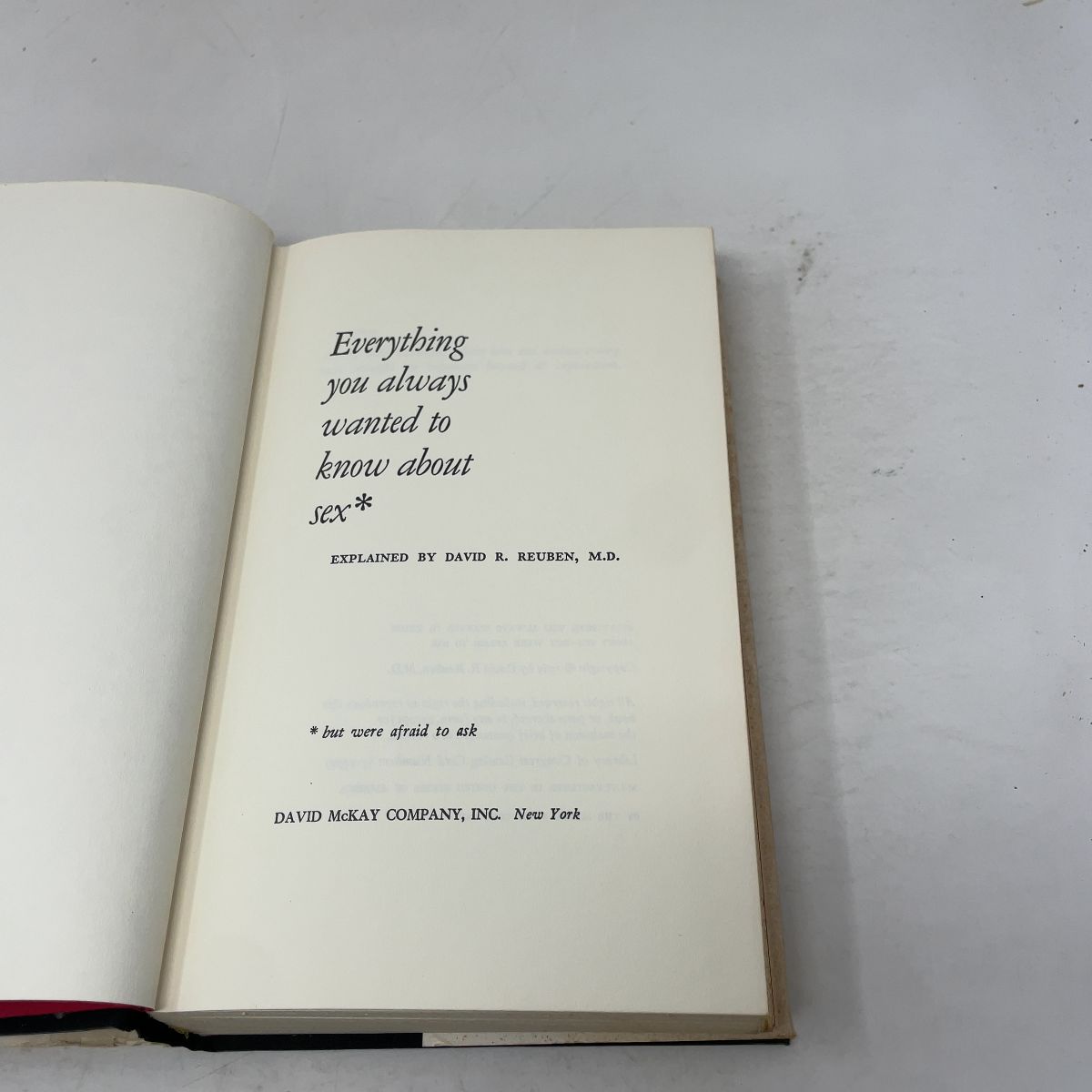 Everything you always wanted to know about sex by David Reuben ...