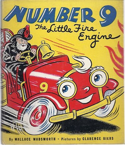 NUMBER 9 THE LITTLE FIRE ENGINE by Wallace Wadsworth - Hardcover - 1946 ...