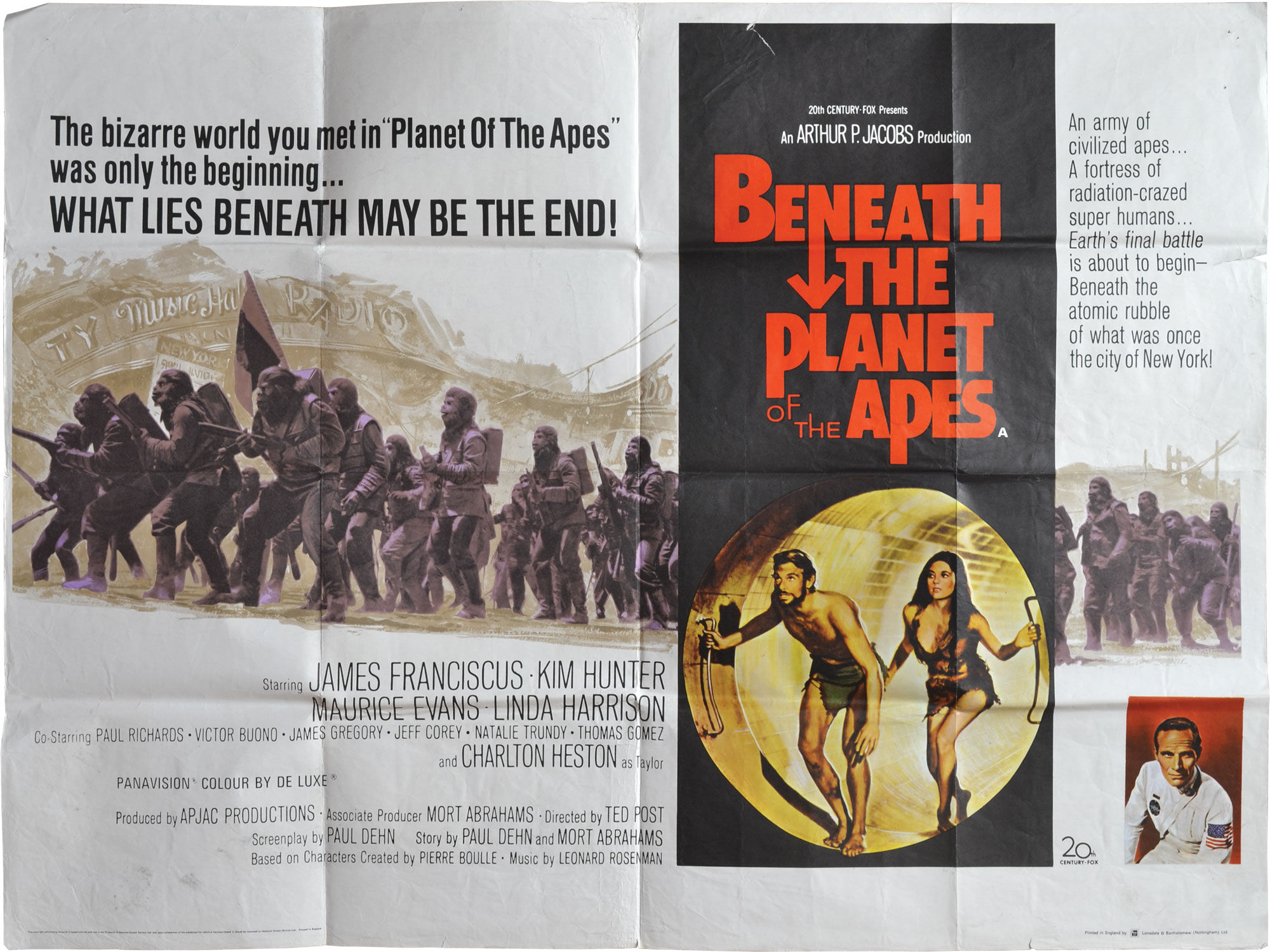 Linda Harrison Beneath The Planet Of The Apes