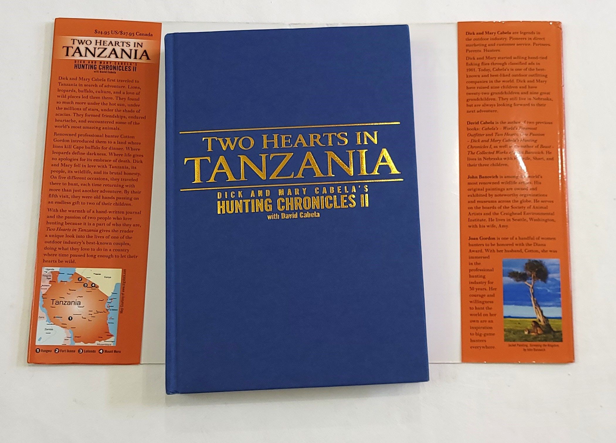 Two Hearts In Tanzania: Cabelas' Hunting Chronicles w/DVD SIGNED by ...