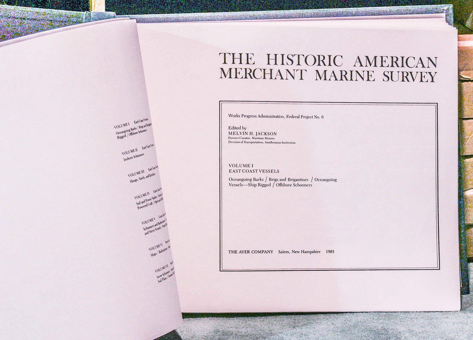 BIBLIO | The Historic American Merchant Marine Survey 7 Volumes ...
