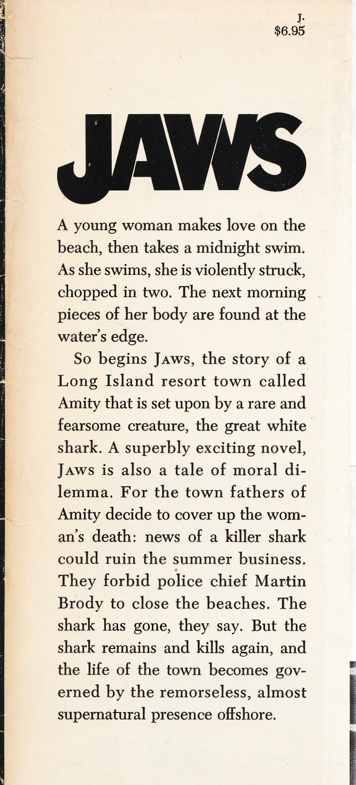 Jaws: A Novel [First Edition] by Benchley, Peter | Hardcover | 1974 ...