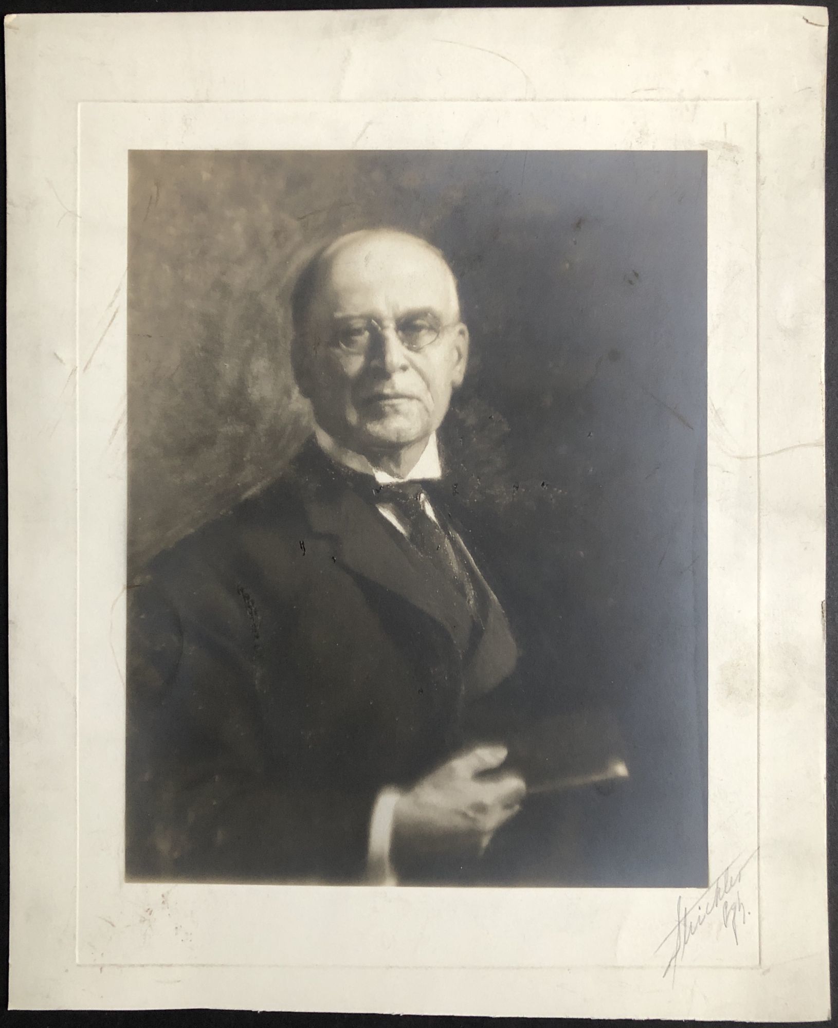 In Memoriam Reuben Miller: 1917 large unique calligraphed book in full ...