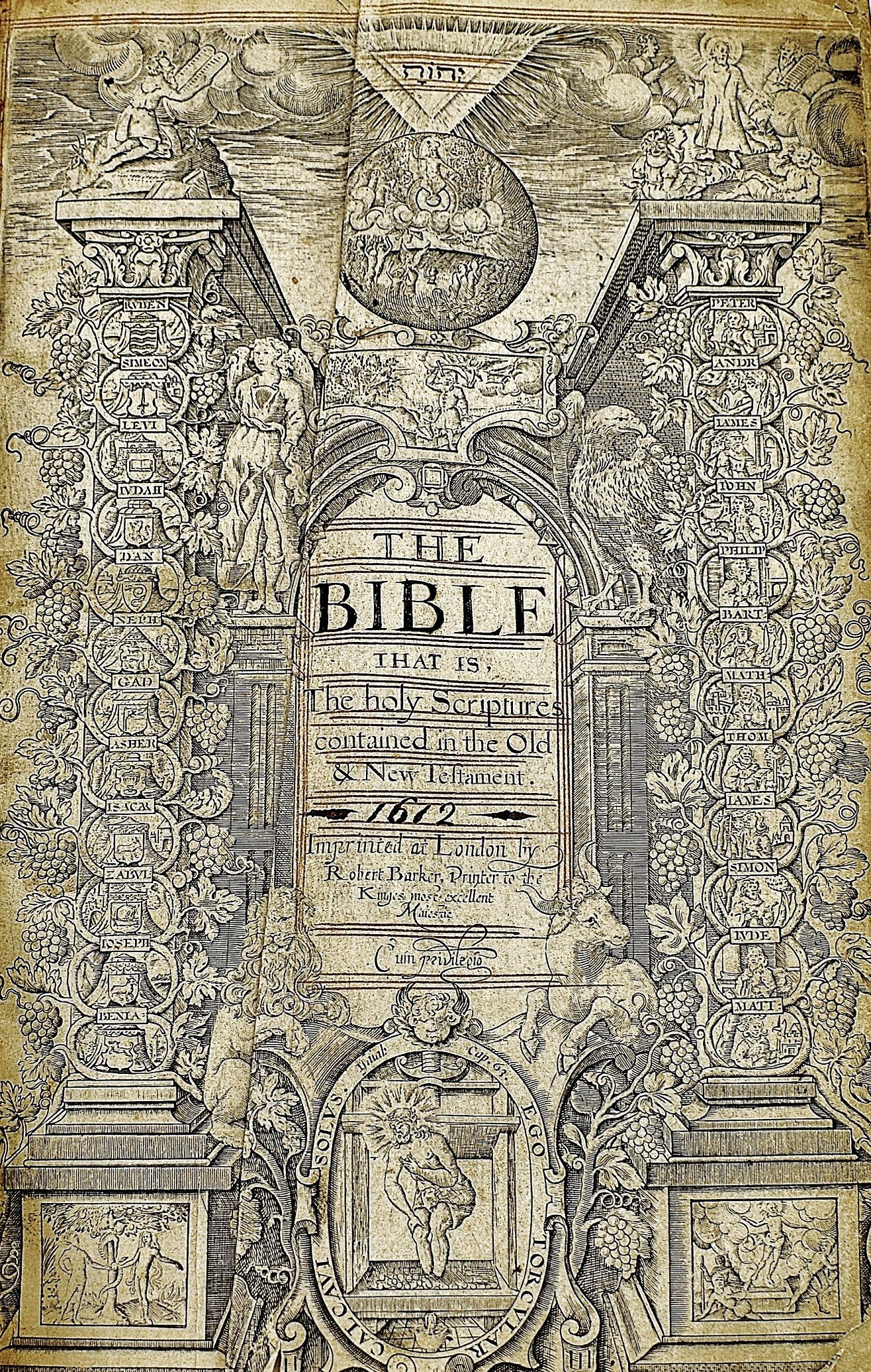 The Bible, that is, the Holy Scriptures contained in the Old & New ...