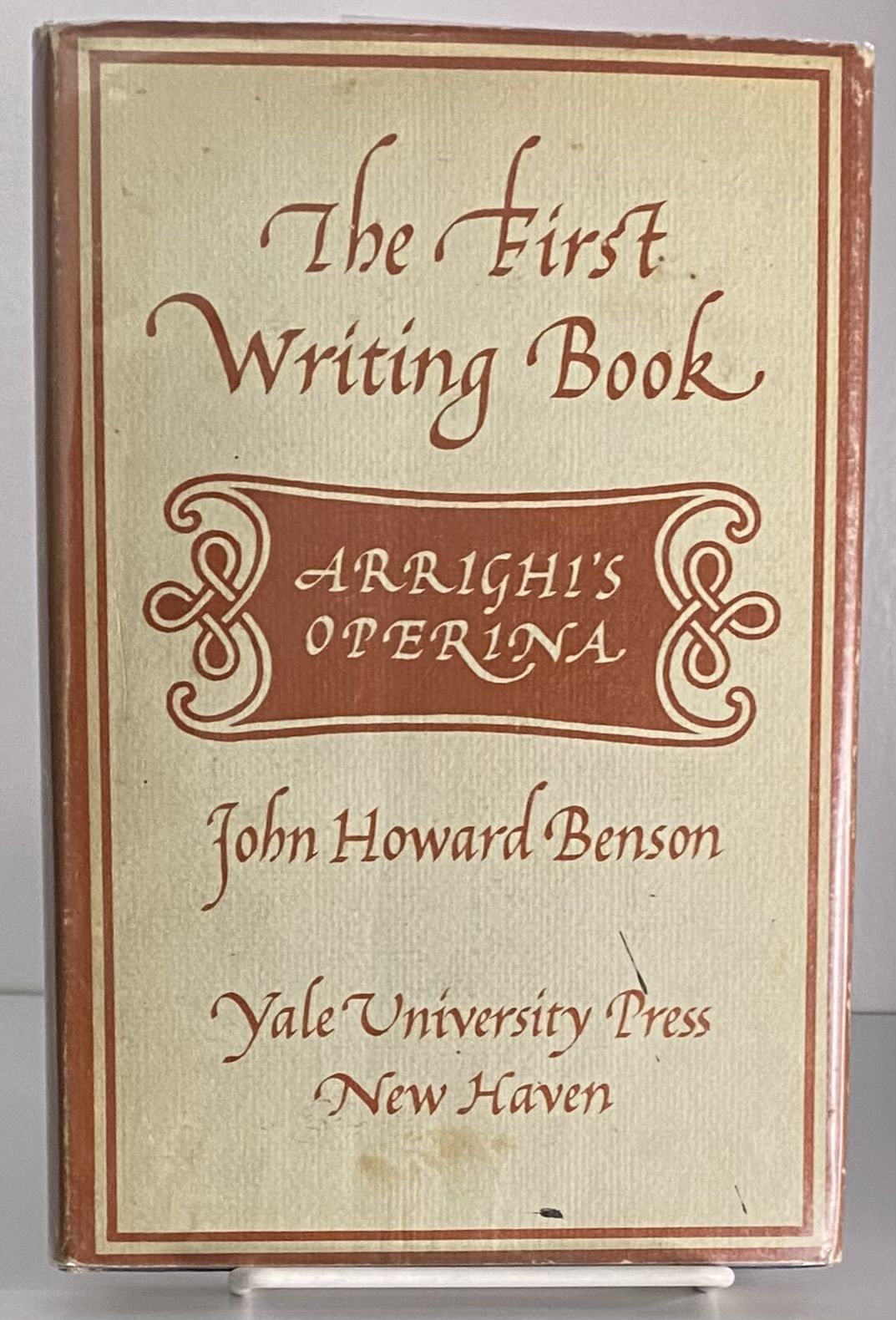 The First Writing Book by Benson, John Howard - 1955