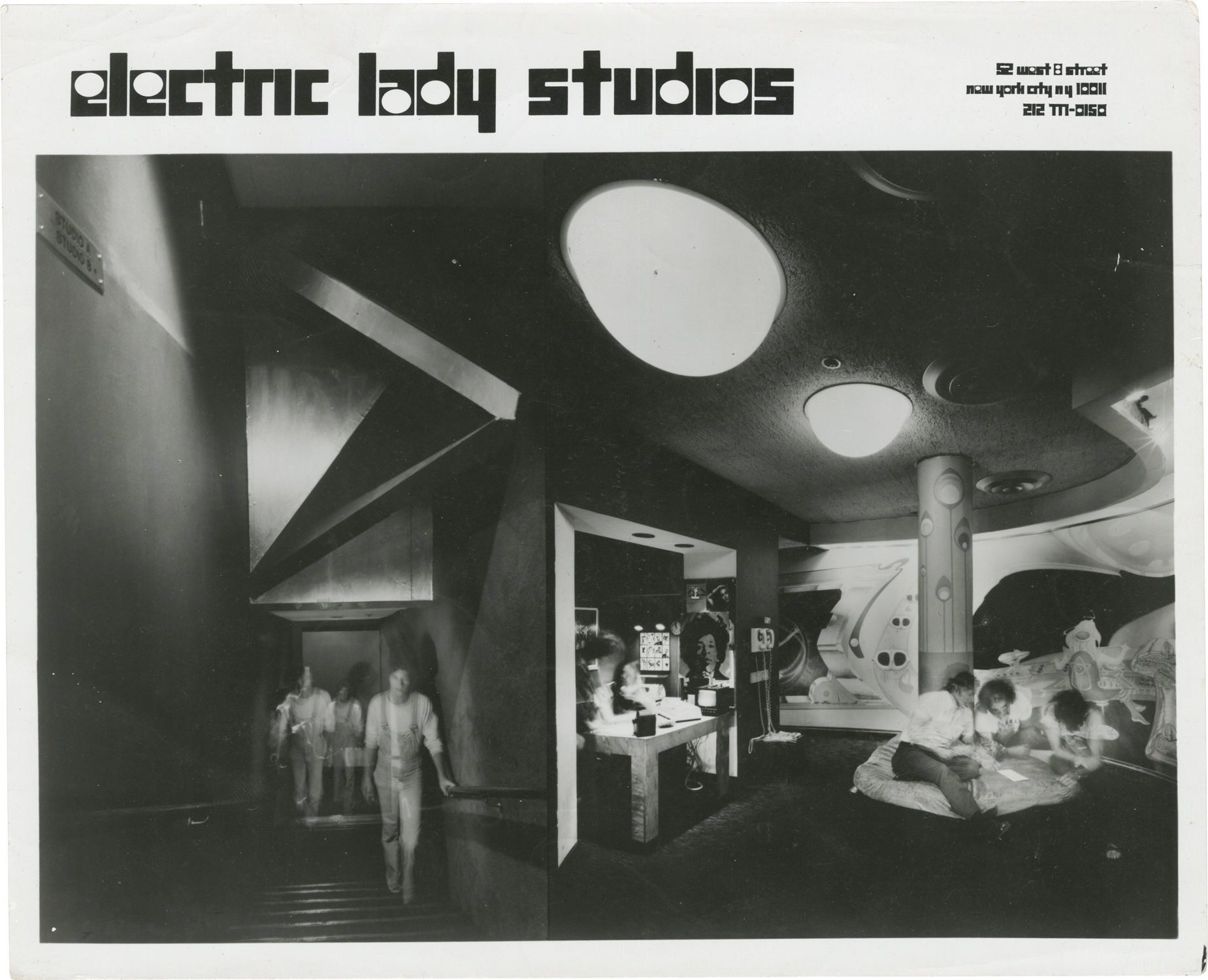 Collection of three original photographs of Electric Lady Studios ...