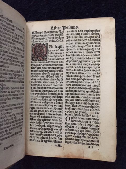 Imitatio Christi. by (KEMPIS, THOMAS À) | Hardcover | 1488 | Biblio