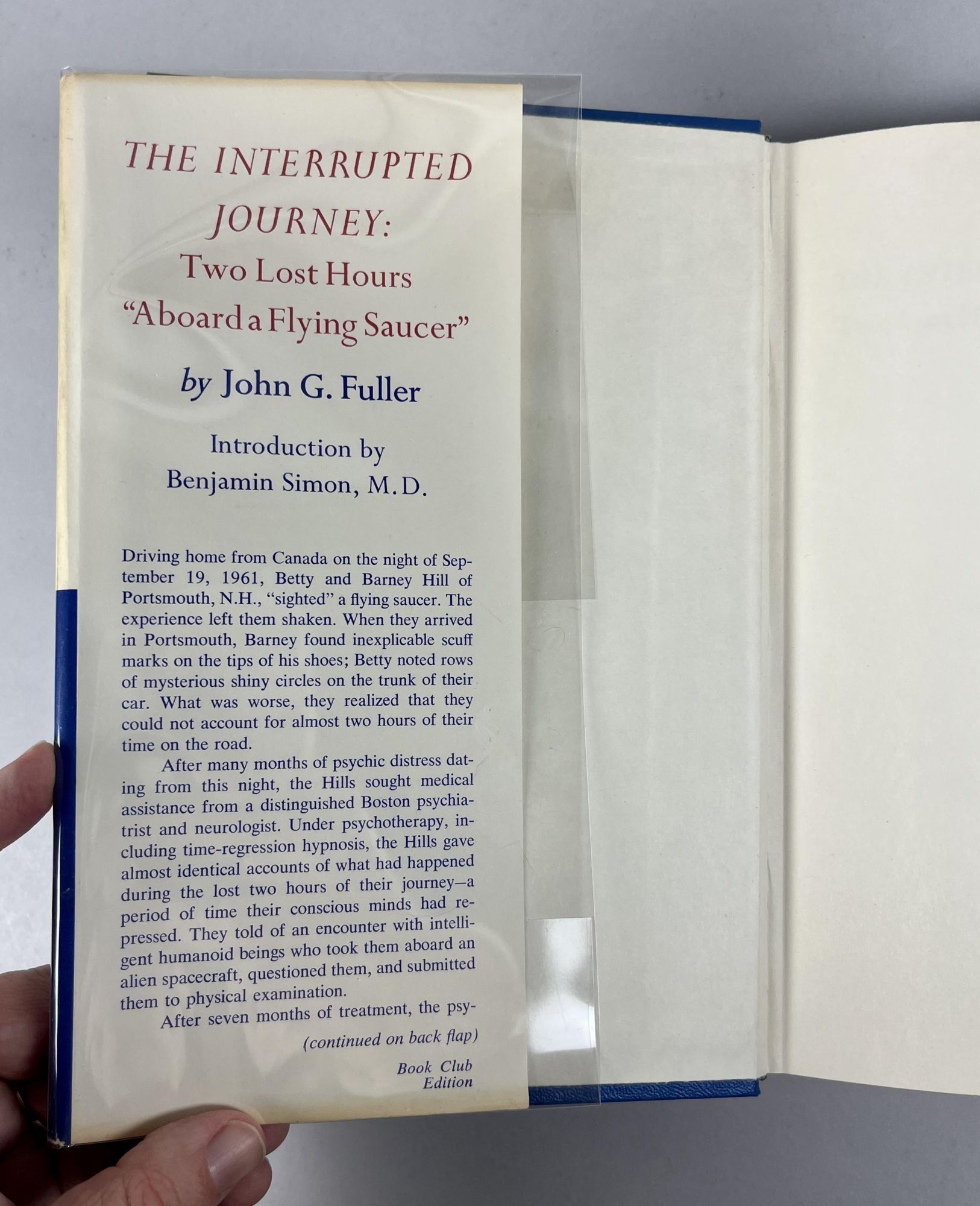 The Interrupted Journey Two Hours Lost "Aboard a Flying Saucer by John ...