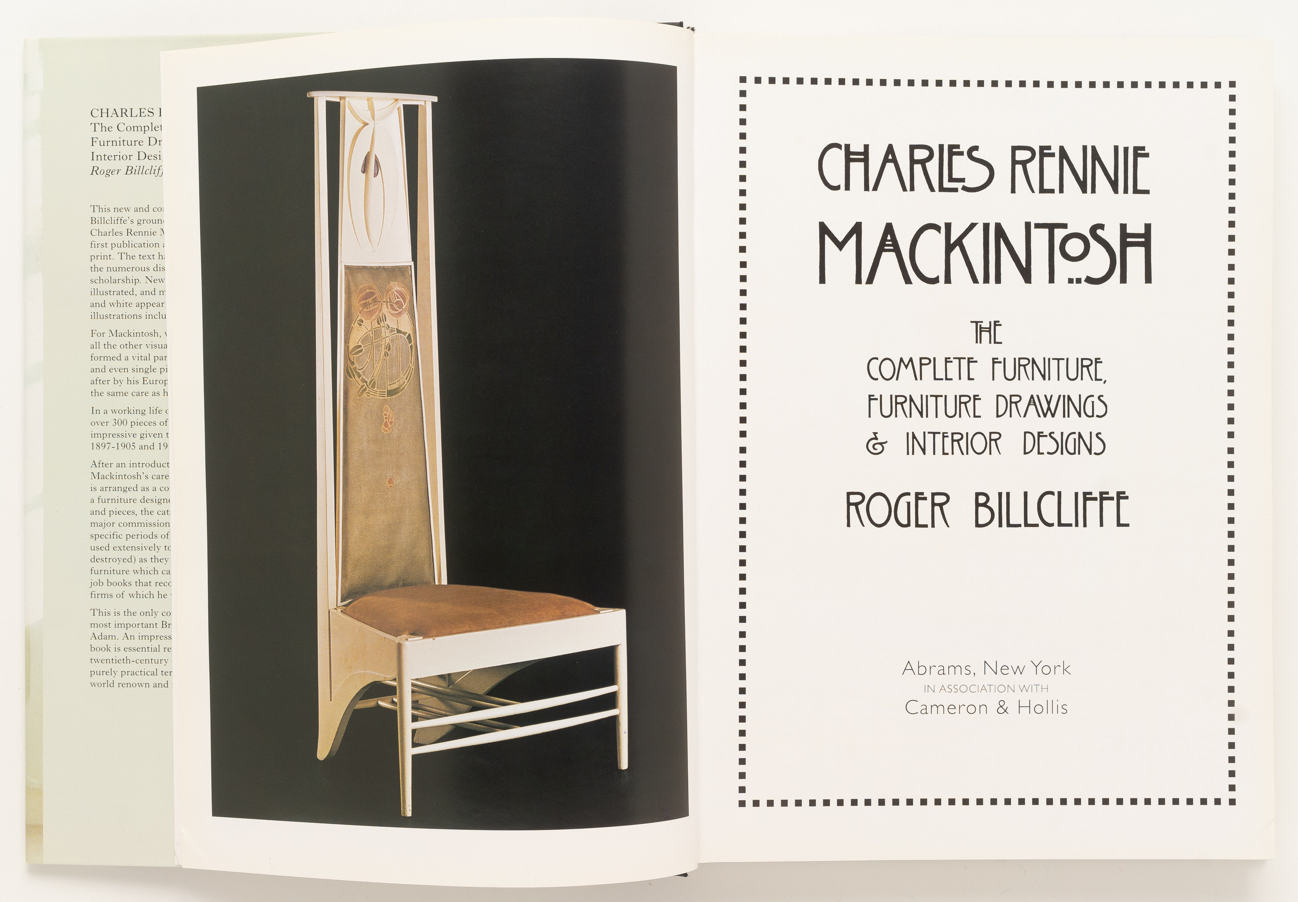 Charles Rennie Mackintosh: The Complete Furniture, Furniture Drawings ...