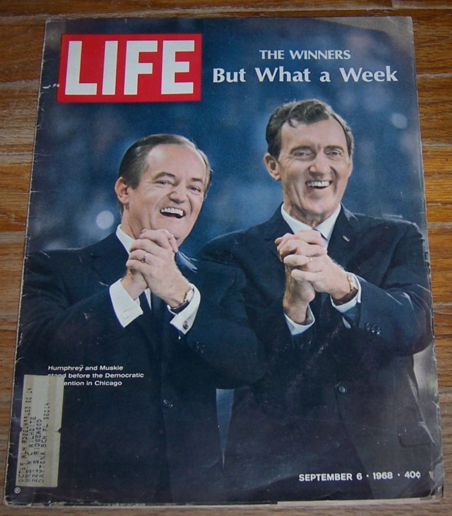 LIFE MAGAZINE SEPTEMBER 6, 1968 by Life Magazine | Magazine | 1968 ...