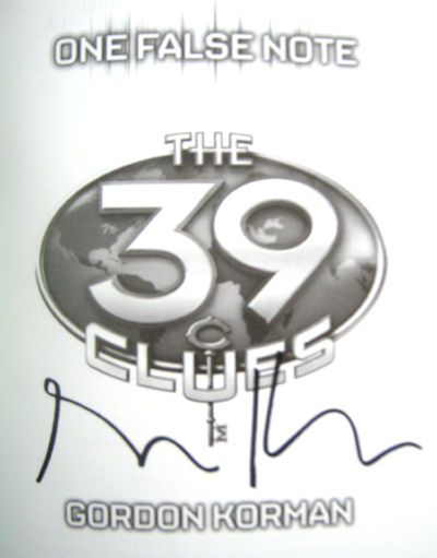 The 39 Clues: Book Two: One False Note by Korman, Gordon | Hardcover ...