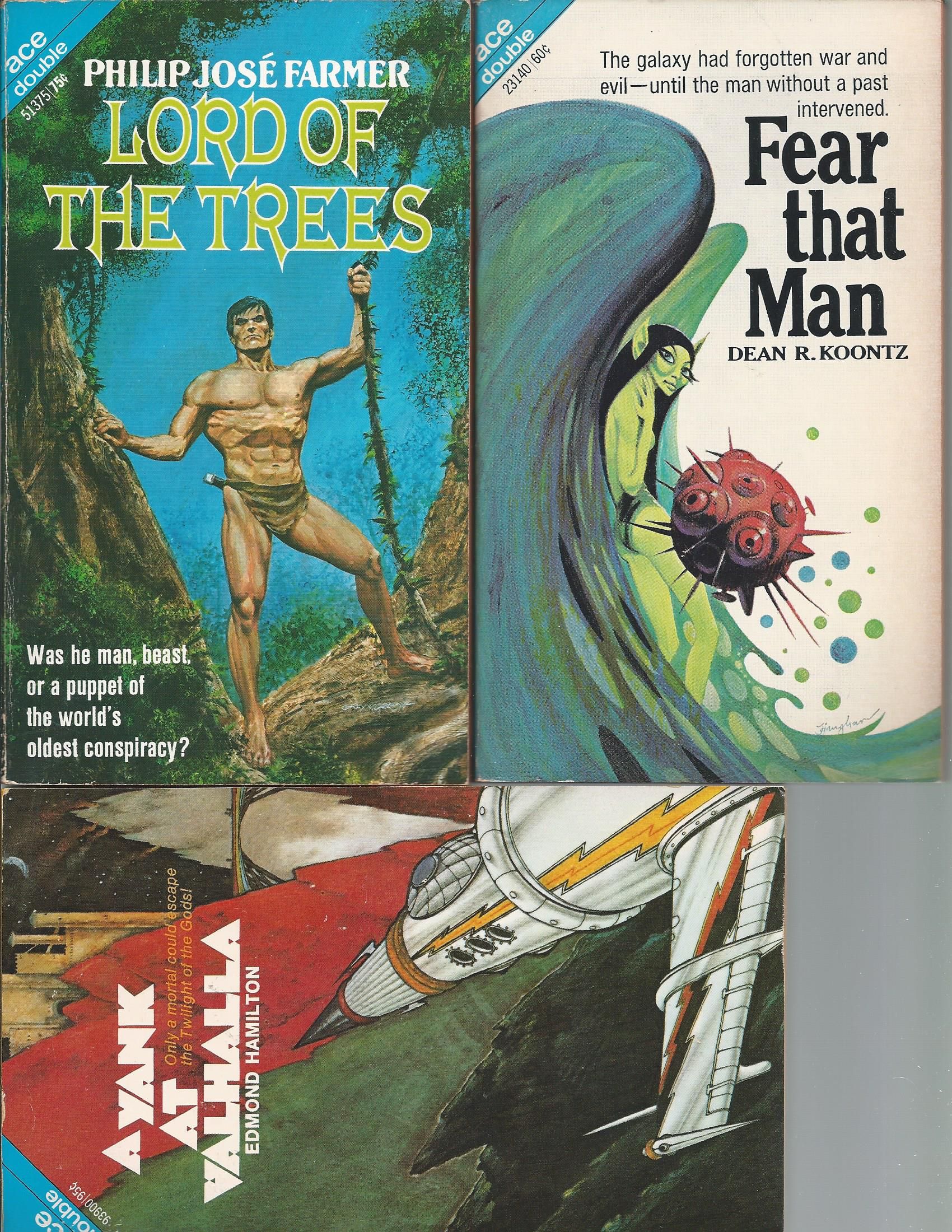 "ACE DOUBLE SCIENCE FICTION 'NUMERICAL' SERIES COMPLETE IN 56 VOLUMES ...