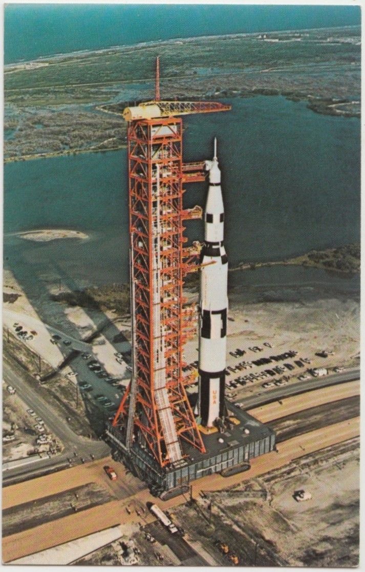 John F. Kennedy Space Center NASA, Florida, unused Postcard by - - from ...