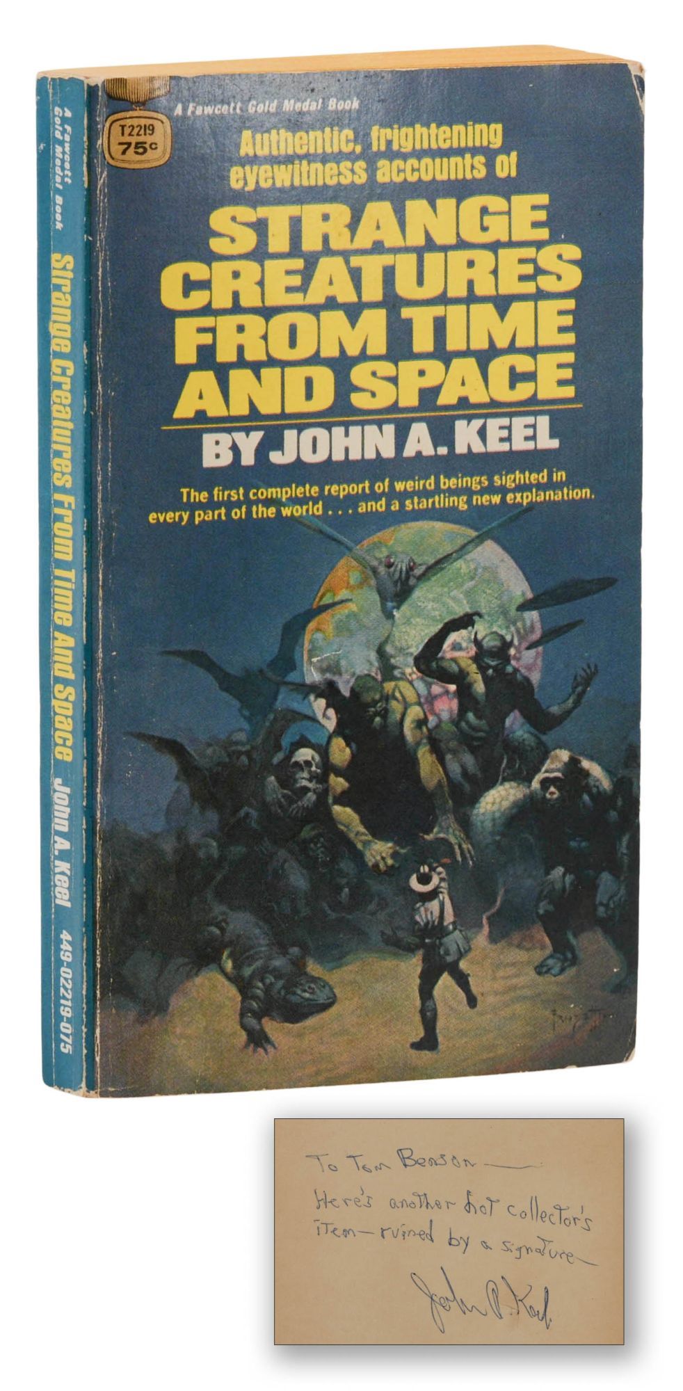 Strange Creatures from Time and Space by Keel, John | 1970 | Fawcett ...