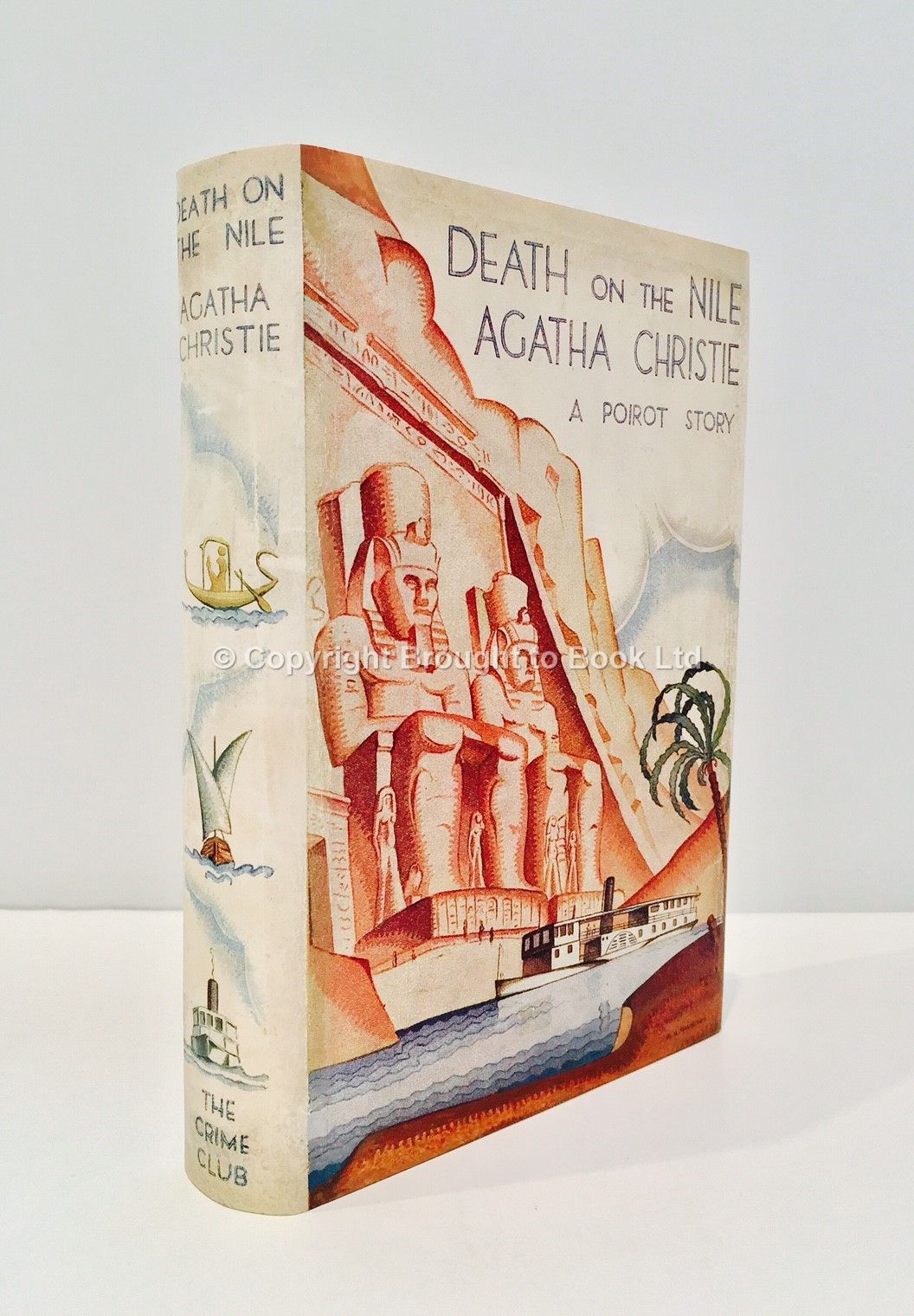 Agatha Christie Death On The Nile Book Cover