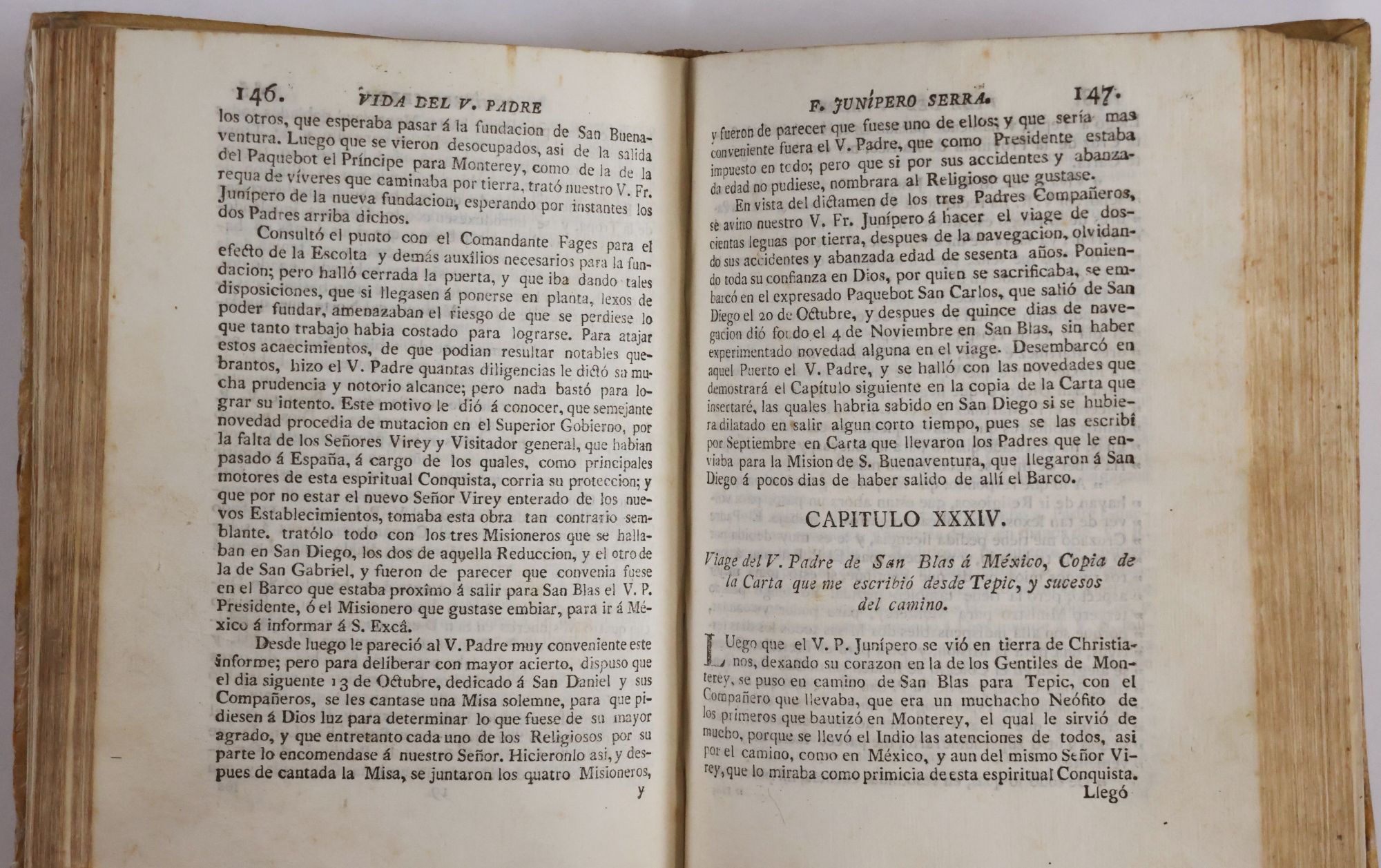 Relacion historica de la vida y apostolicas tareas del venerable padre ...