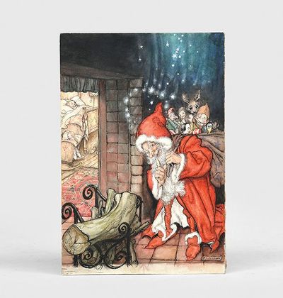 Santa Claus". by RACKHAM, Arthur | [c.1920] | Biblio