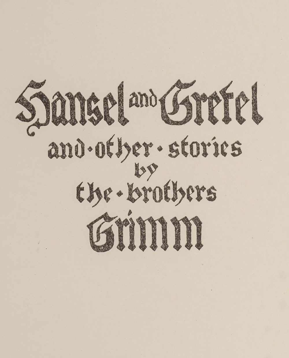 Hansel and Gretel and Other Stories by the Brothers Grimm by NIELSEN ...