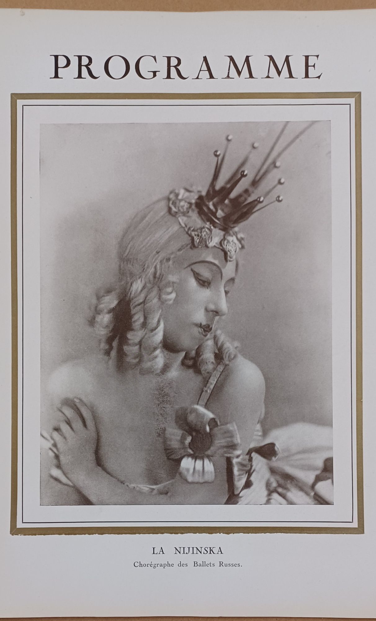 6 Programms Ballets Russes a l'Opera Paris. May-Juin 1922 by ...