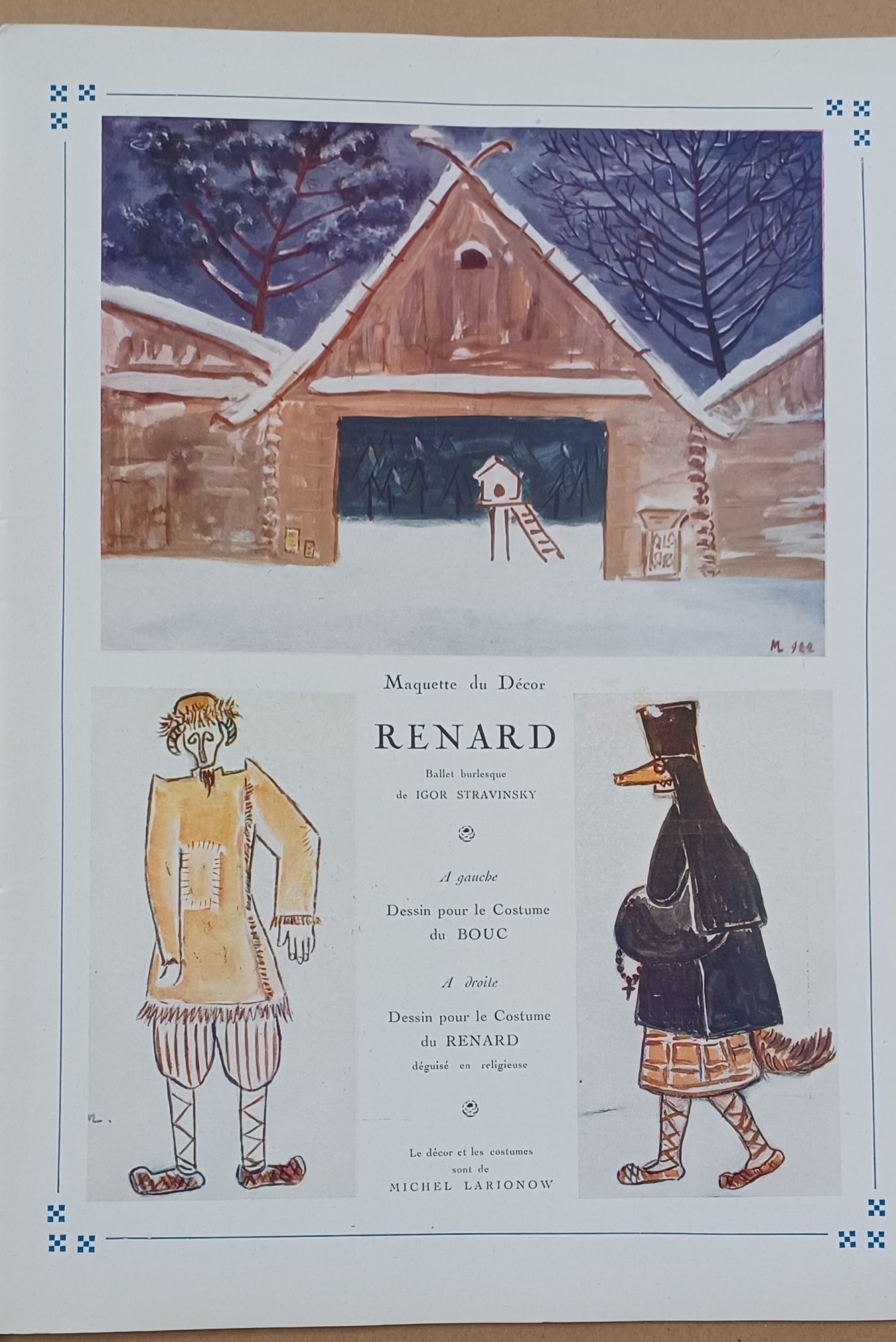 6 Programms Ballets Russes a l'Opera Paris. May-Juin 1922 by ...