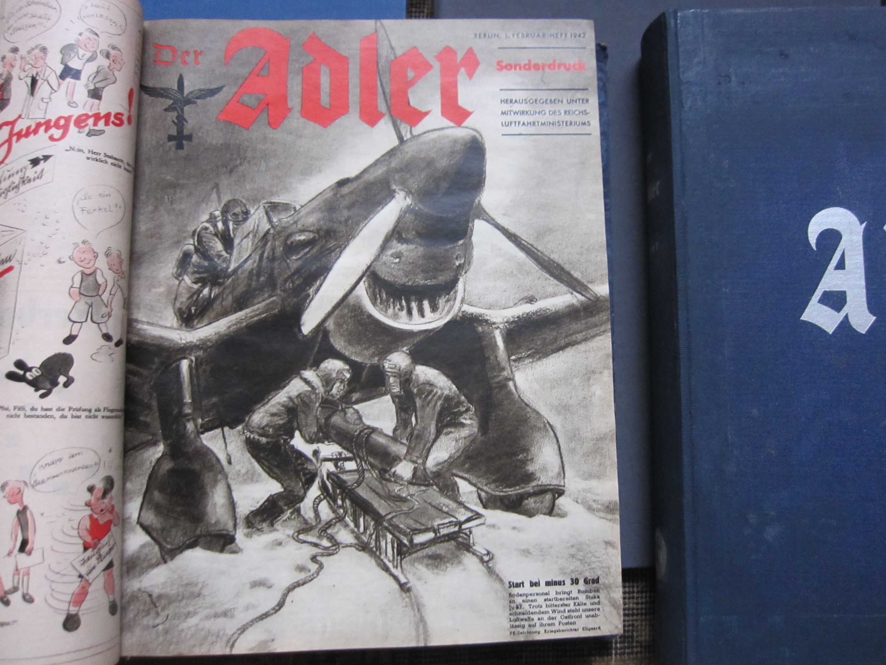 The Eagle - Der Adler Original WW2 german luftwaffe magazines in folio ...