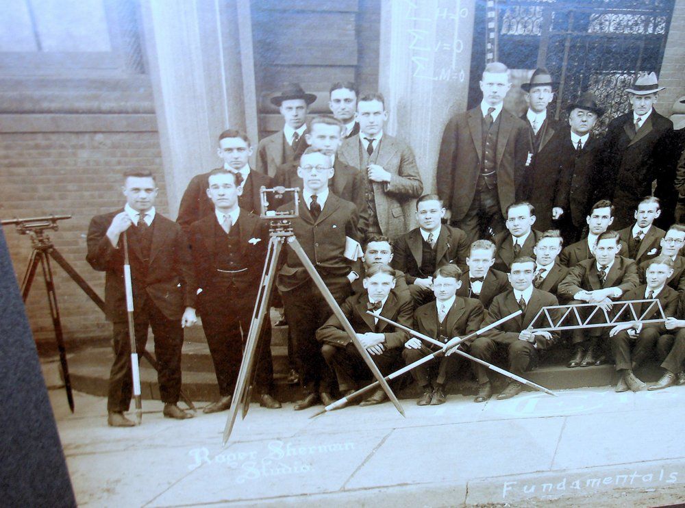 [Class Photograph] Photograph of the Yale School of Civil Engineering ...