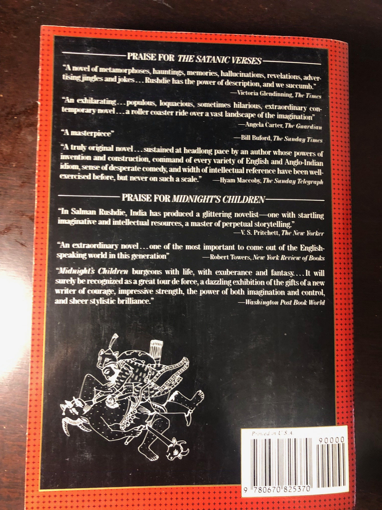 The Satanic Verses by Rushdie, Salman | Trade paperback | 1989 | Viking ...