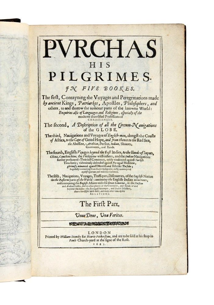 Purchas his Pilgrimes In five bookes [and] Purchas his Pilgrimage by ...