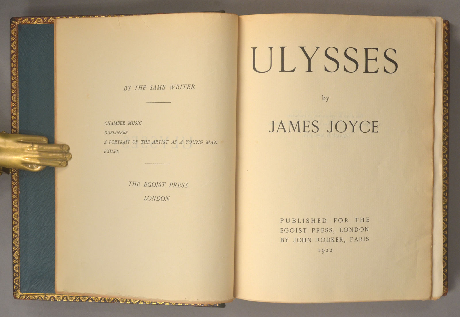 ULYSSES by James JOYCE - First Edition - 1922 - from Boston Book ...