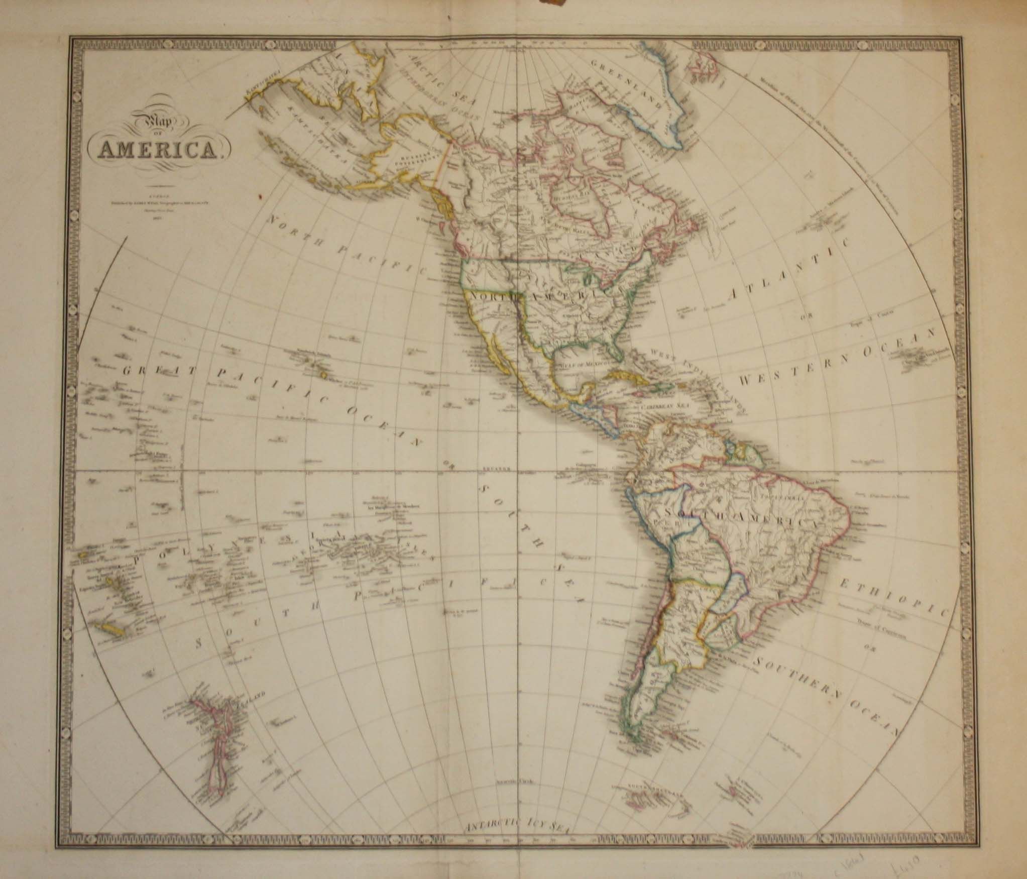 BIBLIO | Map of America by Wyld, James: | | 1845