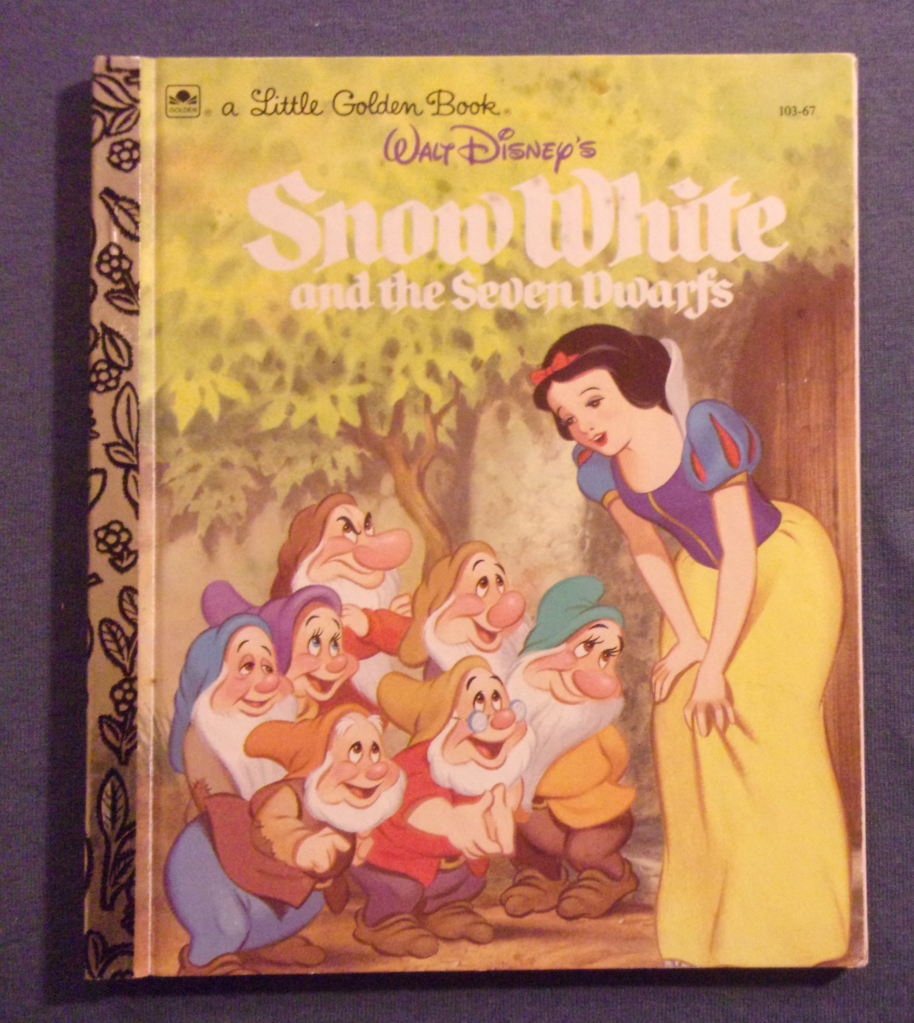 Snow White Book Walt Disney's Snow White And The Seven Dwarfs