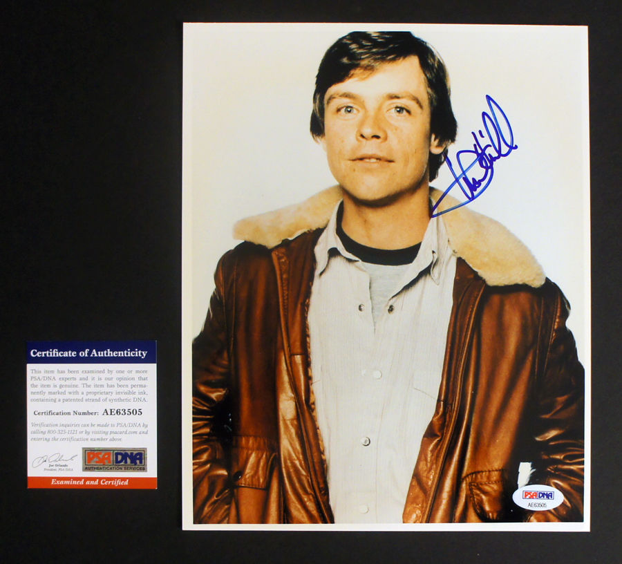 Mark Hamill Signed & PSA Certified Luke Skywalker Photo by Mark Hamill ...