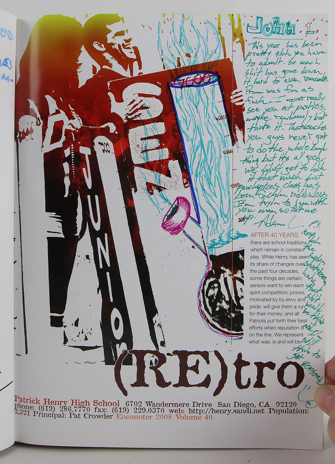 BIBLIO | (RE)tro: Patrick Henry High School (San Diego, California) 2008 Yearbook (Encounter ...