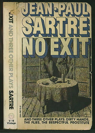 No Exit : by Sartre, Jean-Paul | Paperback | 1955 | Vintage ...