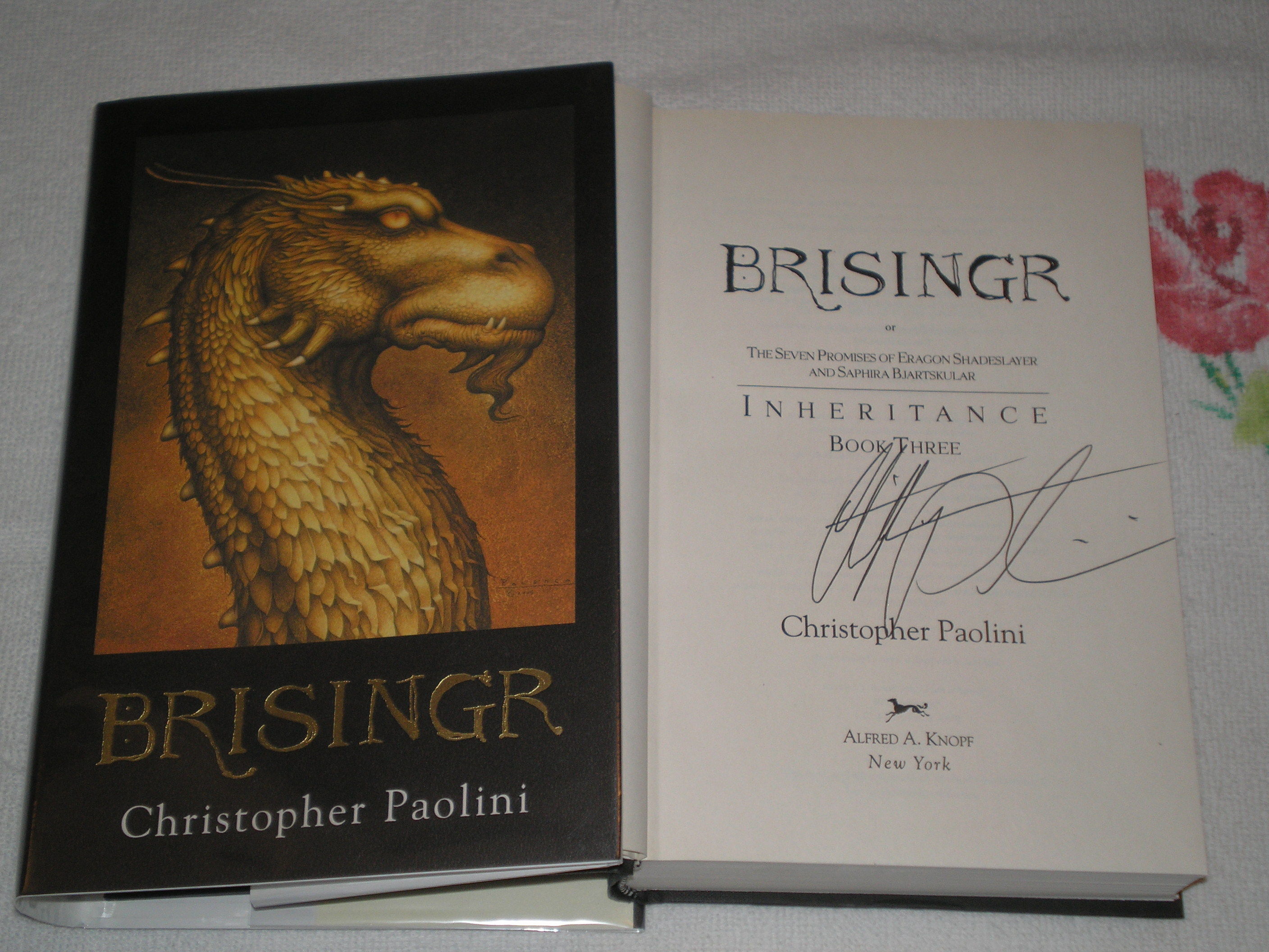 Brisingr Book Cover