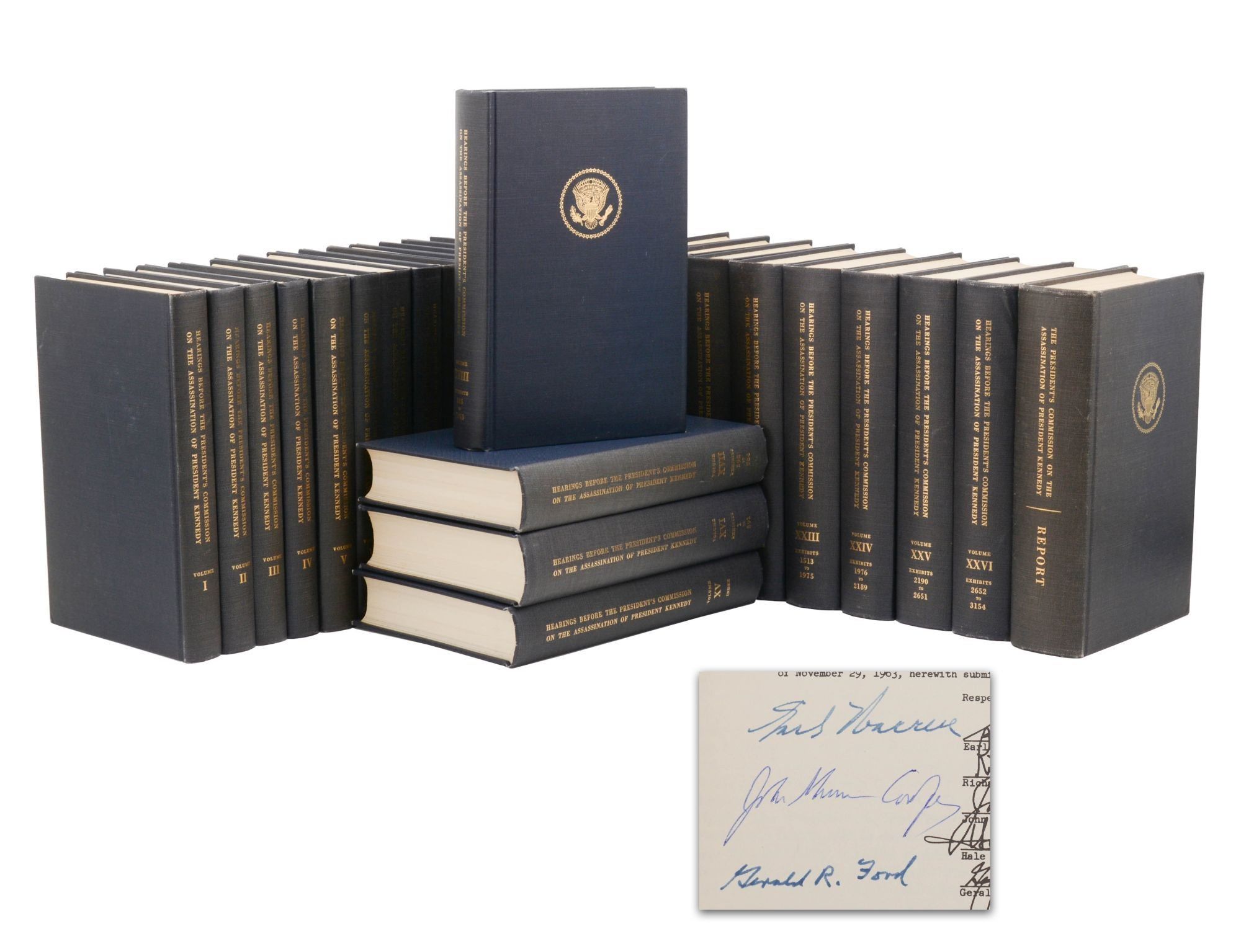 (The Warren Commission Report in 26 Volumes with Summary Report ...