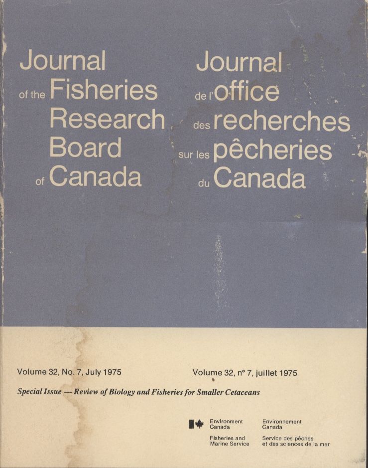 Review of Biology and Fisheries for Smaller Cetaceans by Mitchell, E ...