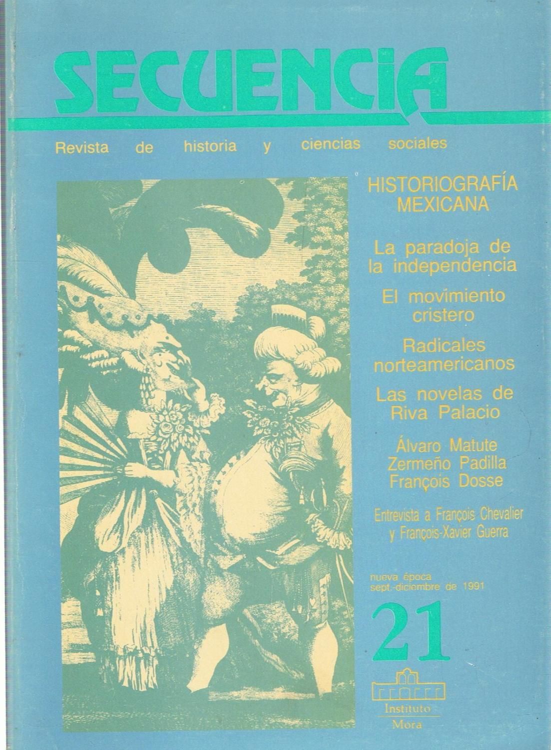 SECUENCIA. Revista de historia y ciencias sociales. Nº 21. Septiembre ...