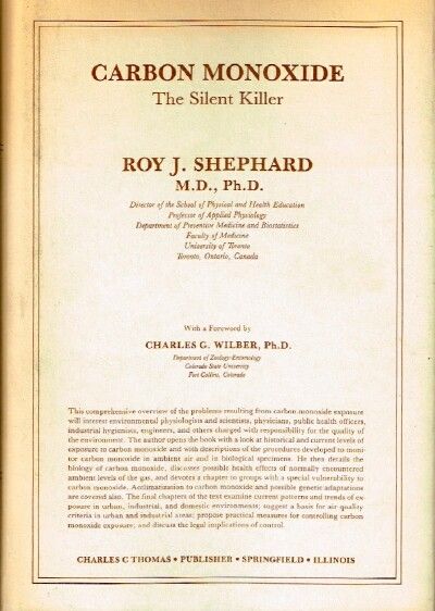 Carbon Monoxide The Silent Killer by Shephard, Roy J | Hard Cover ...