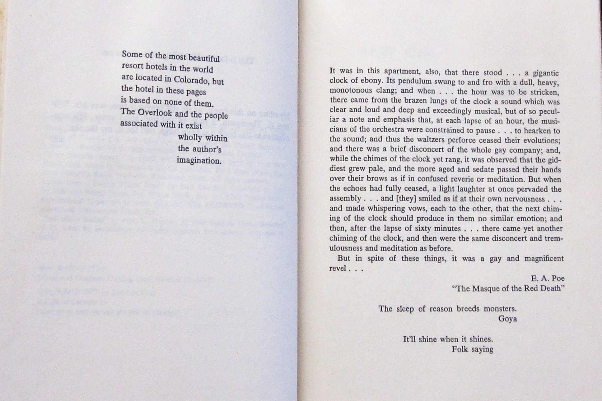 The Shining [First Edition Jacket] by King, Stephen | Hardcover | 1977 ...