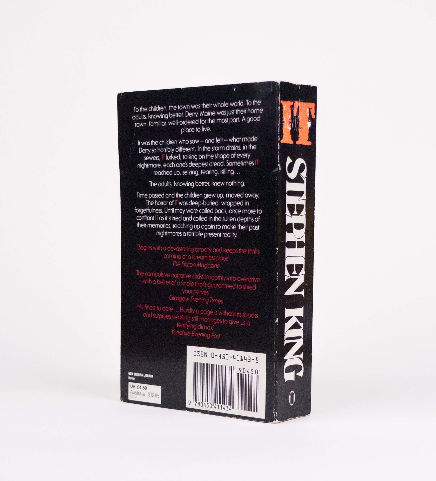 BIBLIO | It by KING, Stephen | Paperback | 1987 | New English Library ...
