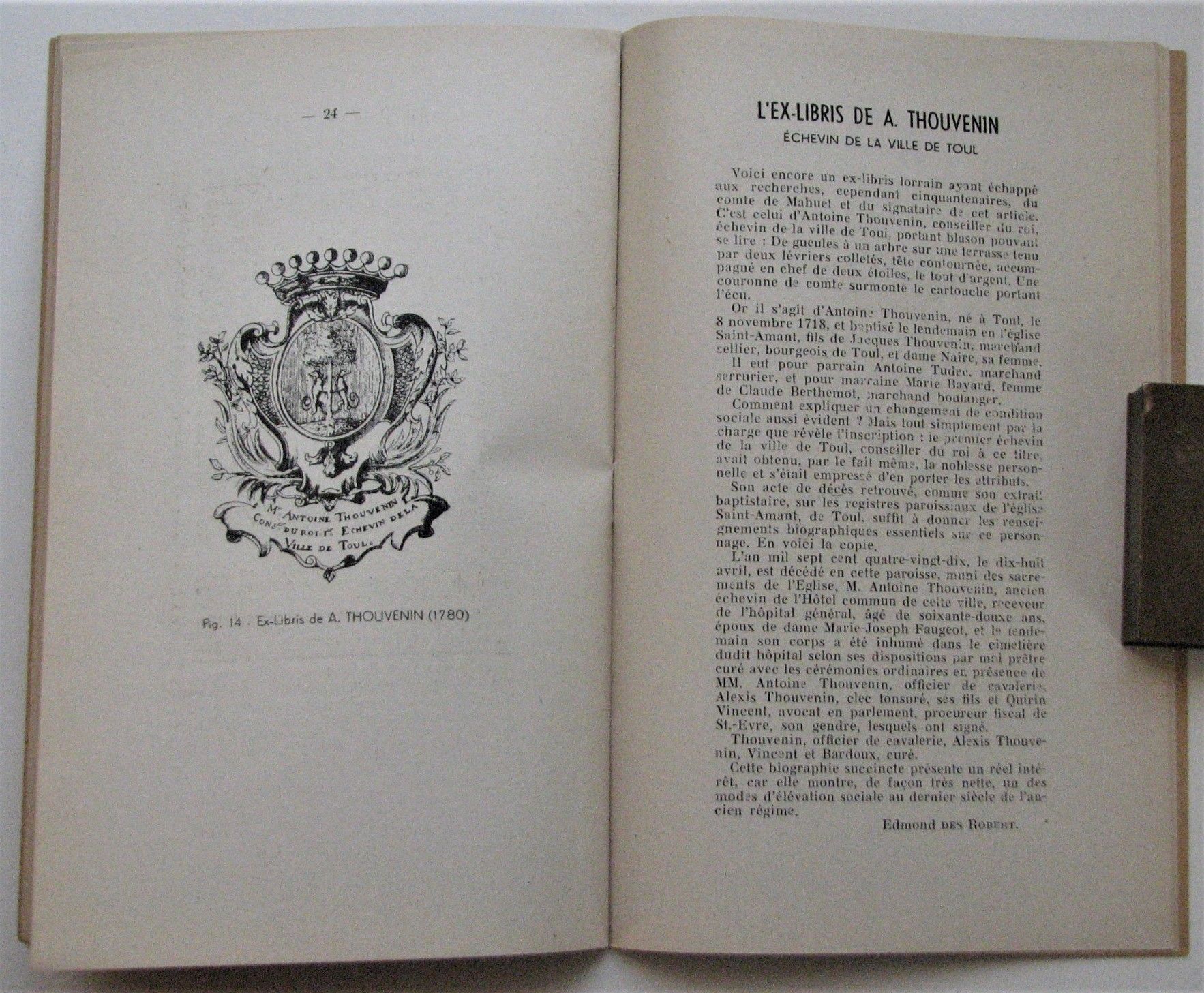 Edmond des Robert, ses ex-libris héraldiques by Olivier, Eugène | Paperback | 1950 | Édsitions ...