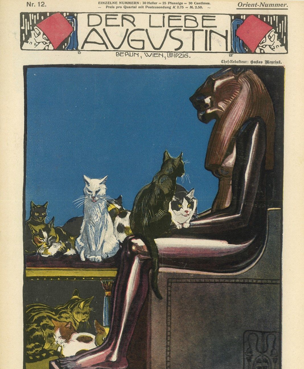 Der Liebe Augustin. Vol. I, nos. 1 through 24 (1904) (all published) Biblio