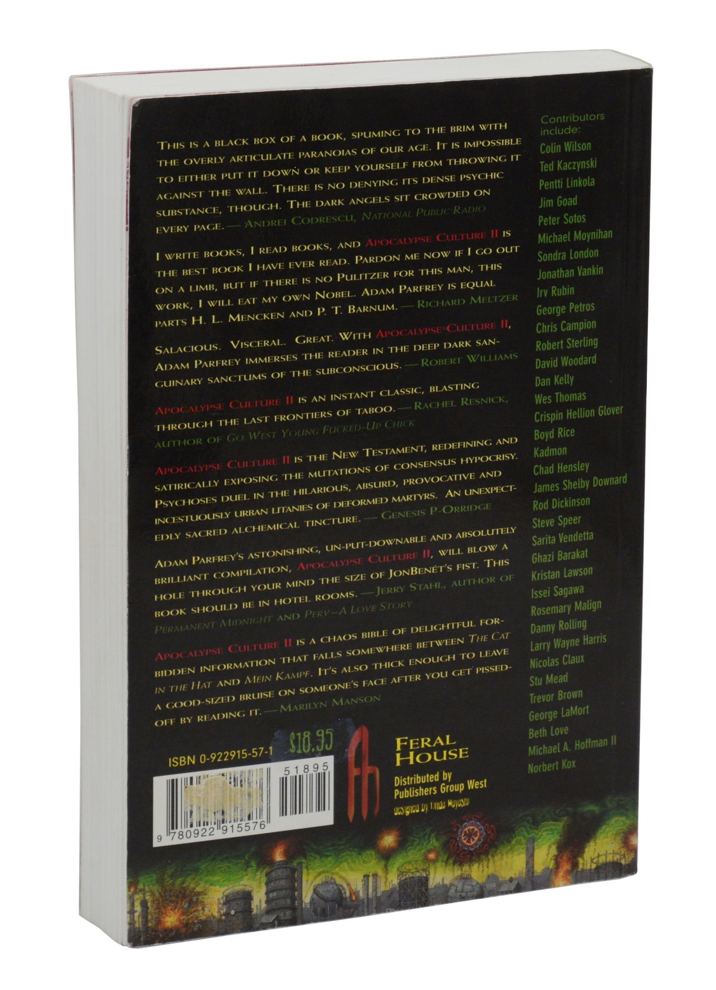 Apocalypse Culture II by Parfrey, Adam [Editor]; Joe Coleman [Artist ...