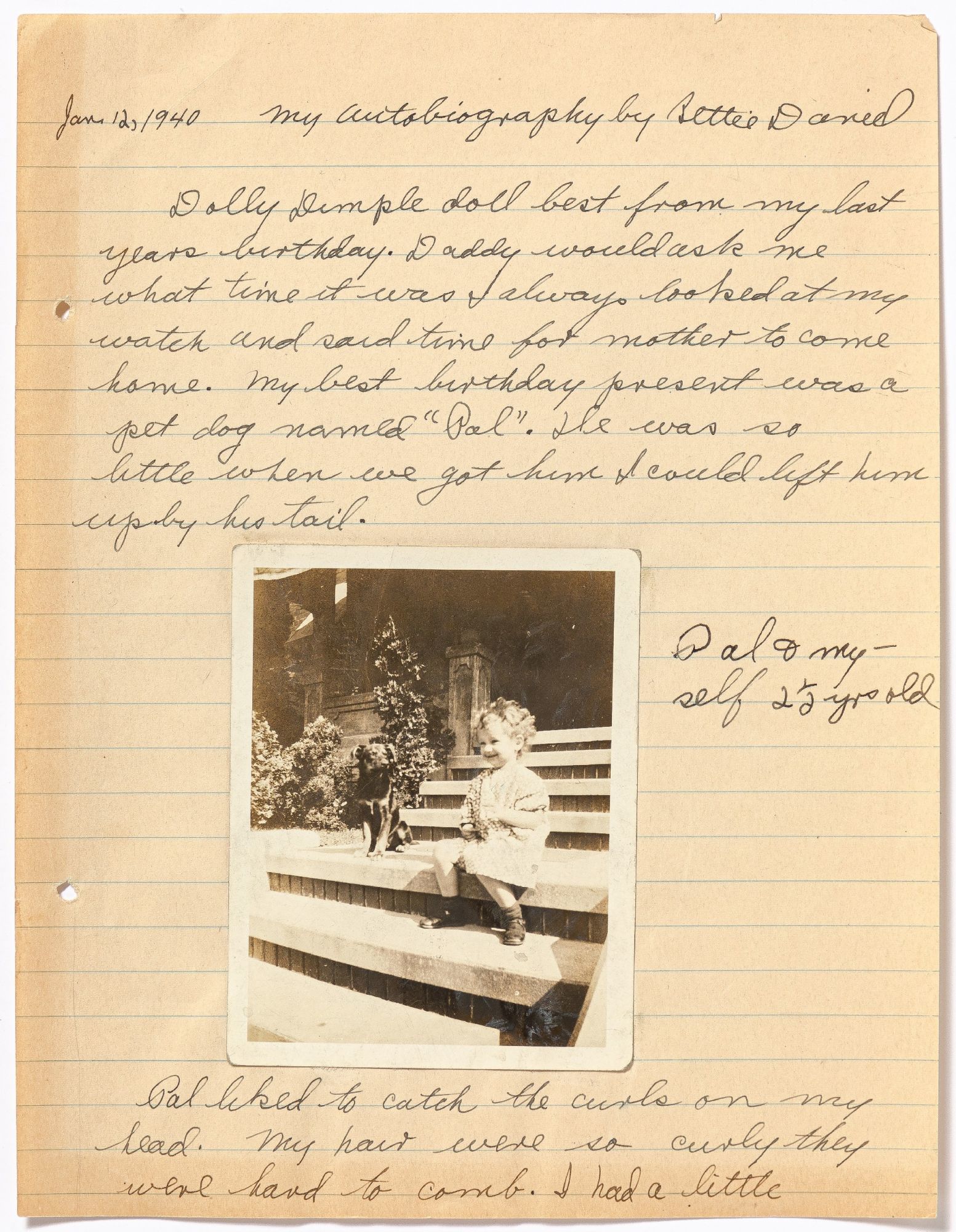 [Archive]: Handwritten Autobiography of a Young Woman in the 1930s ...