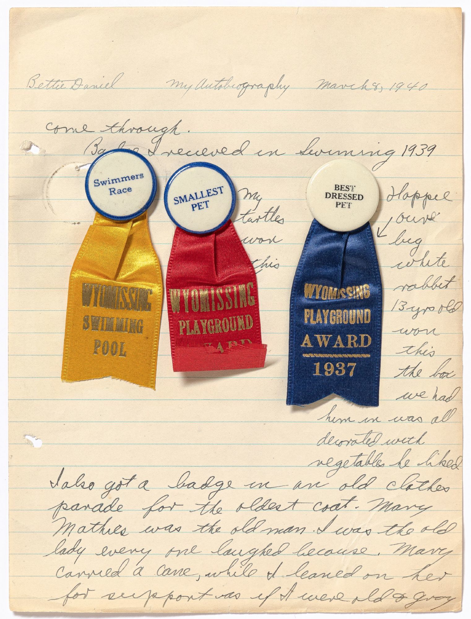 [Archive]: Handwritten Autobiography of a Young Woman in the 1930s ...